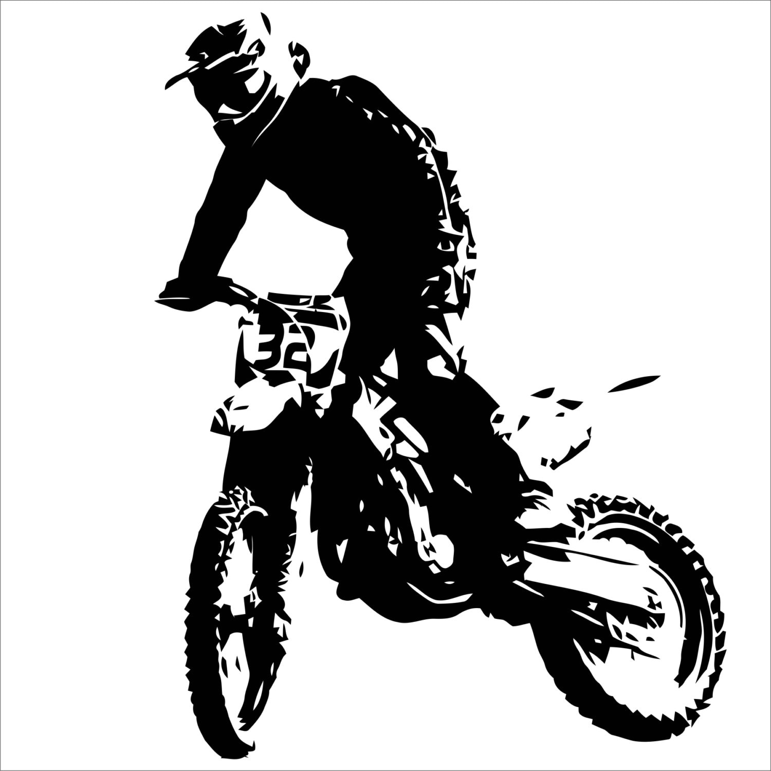 Motorcycle Wall Decal Vinyl Sticker Decals Art Decor Wall Decal ...