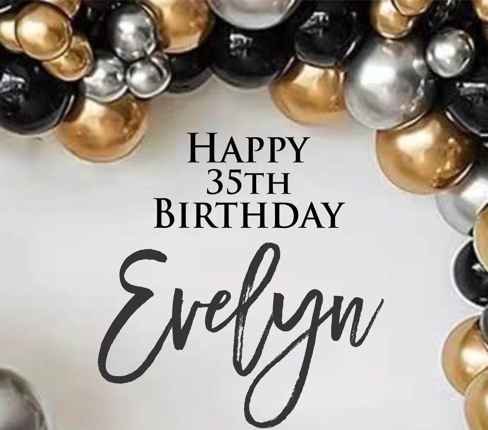 Happy Birthday Decal Happy Birthday Party Backdrop Happy - Etsy