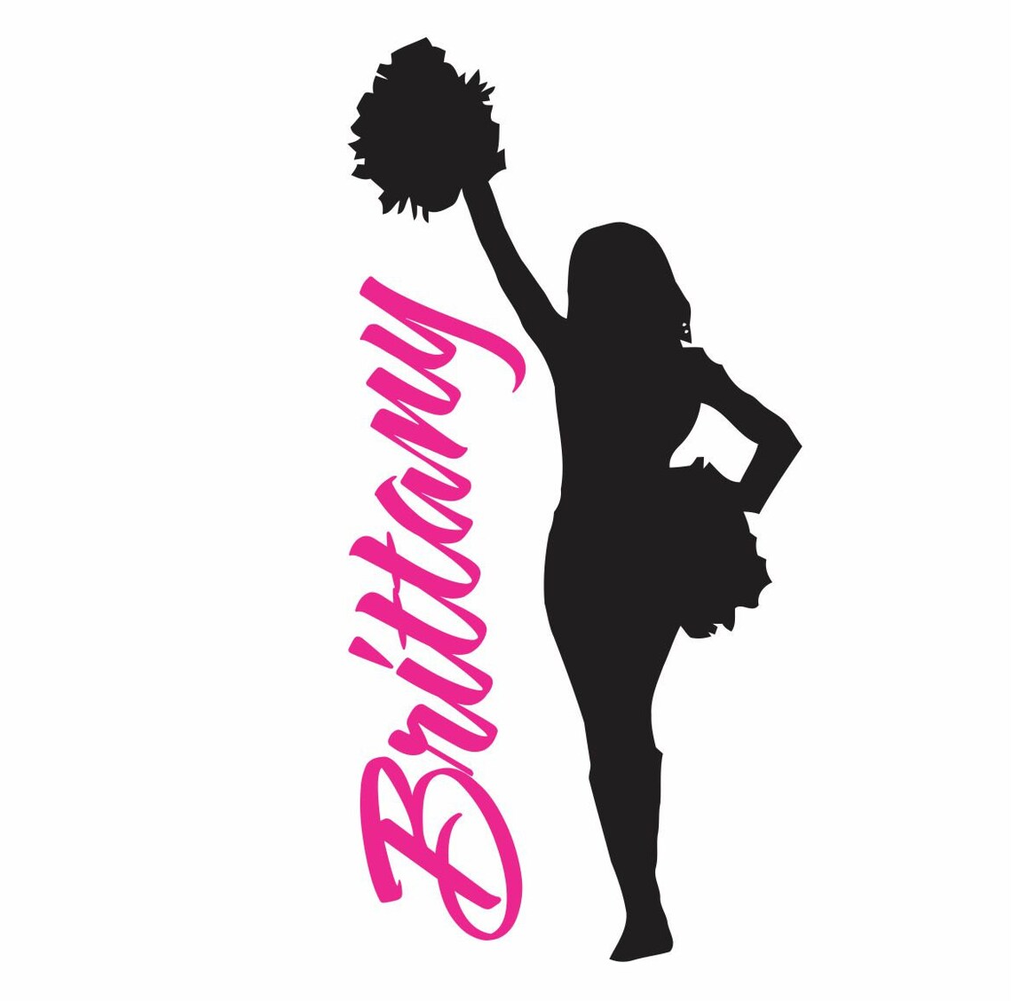 Cheerleader Wall Decal Vinyl Sticker Decals Art Decor Design Girls Room ...