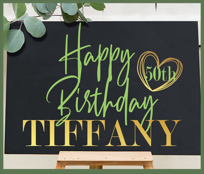 Happy Birthday Decal Happy Birthday Party Backdrop Happy - Etsy