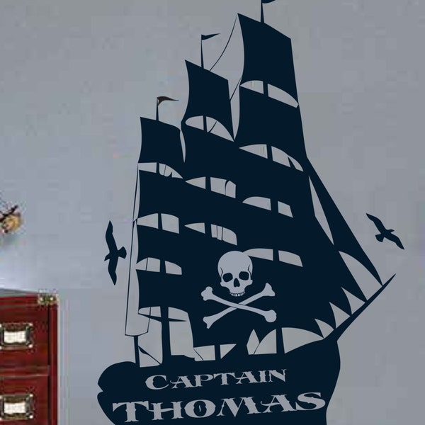 Pirate Wall Decals - Etsy