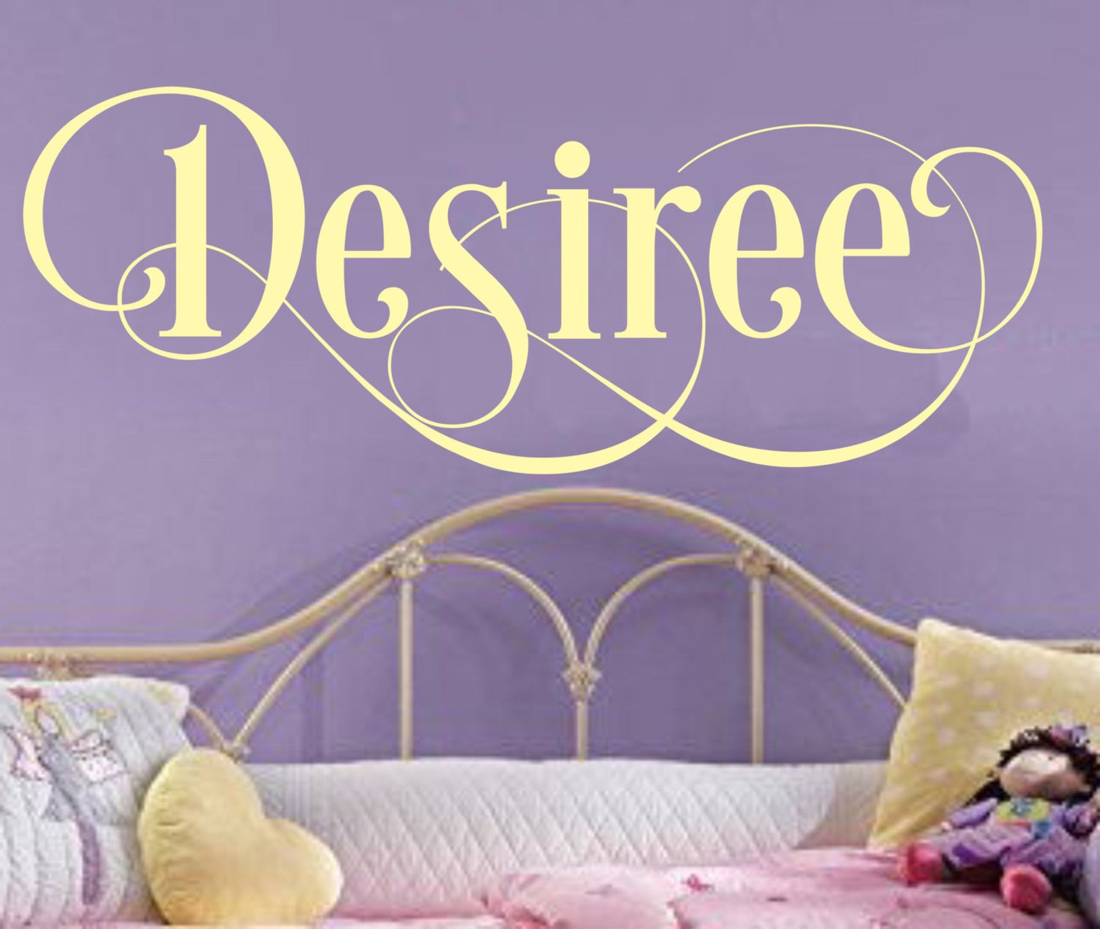 Girl Name Wall Decal Girls Name Decal Girls Bedroom Name Decal - Etsy