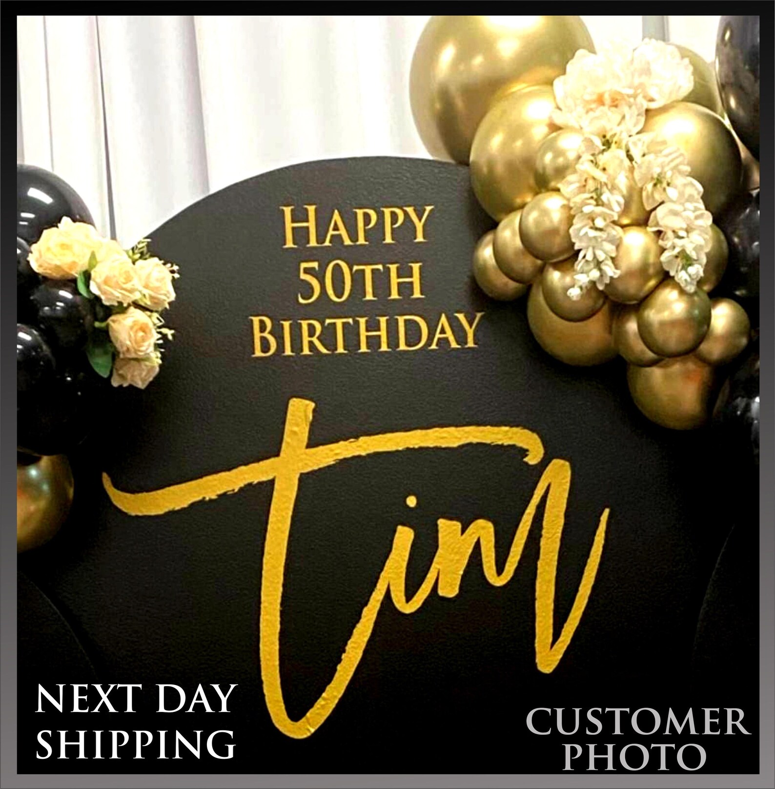 Happy Birthday Decal Happy Birthday Party Backdrop Happy - Etsy