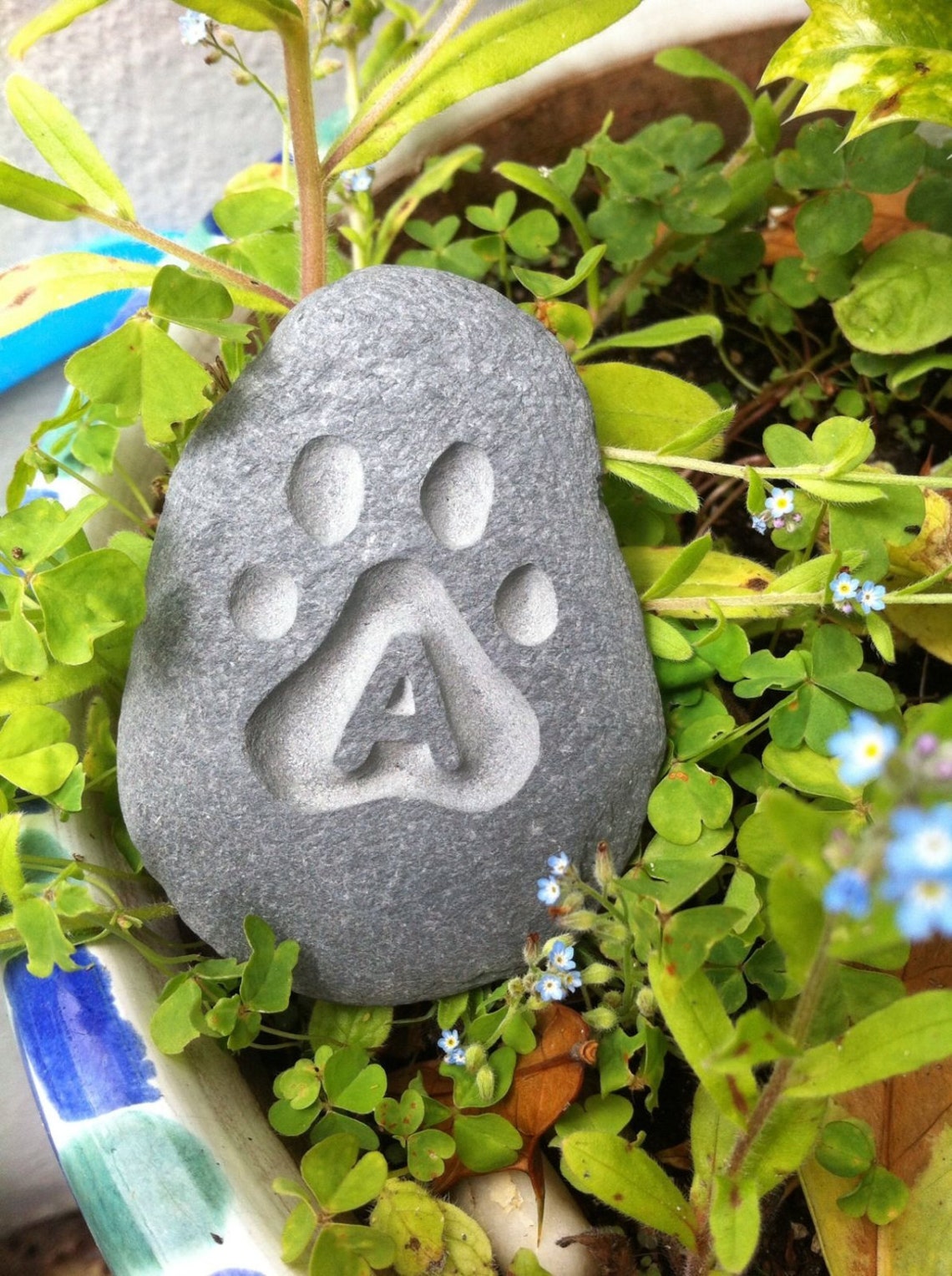 Memory Pebble Hand Carved in Natural Stone the Perfect Way - Etsy