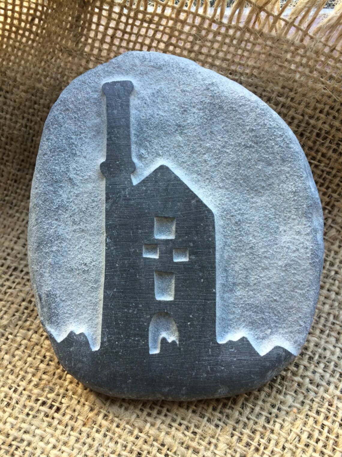 A Cornish Tin Mine Hand Carved Into Natural Stone a Lovely - Etsy