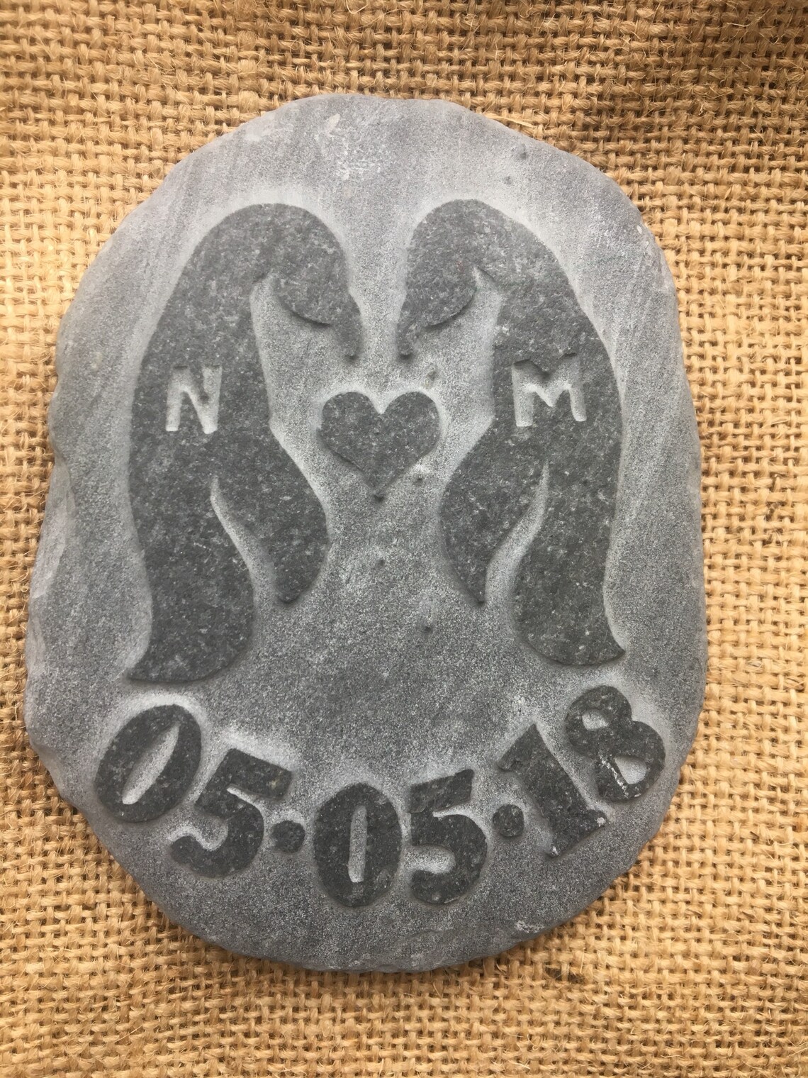 Personalised Hand Carved Penguin Stone the Perfect - Etsy UK