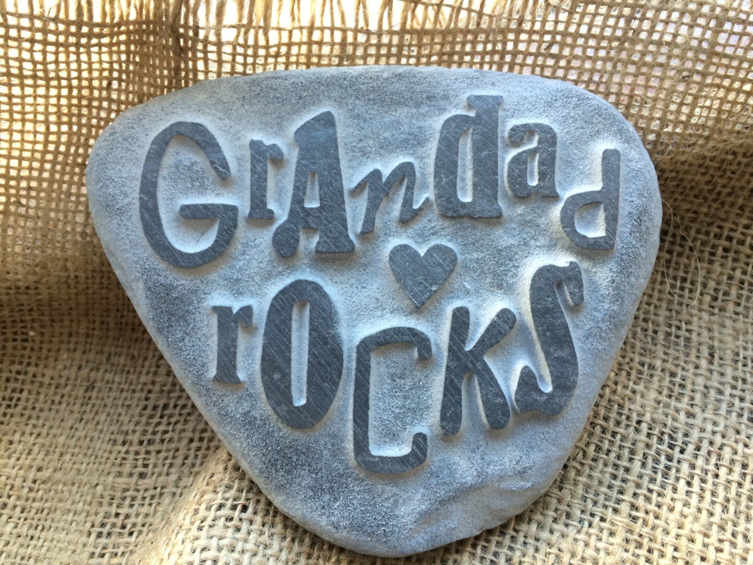 Daddy Rocks, Best Daddy! the Perfect Father's Day Gift! Hand Carved ...