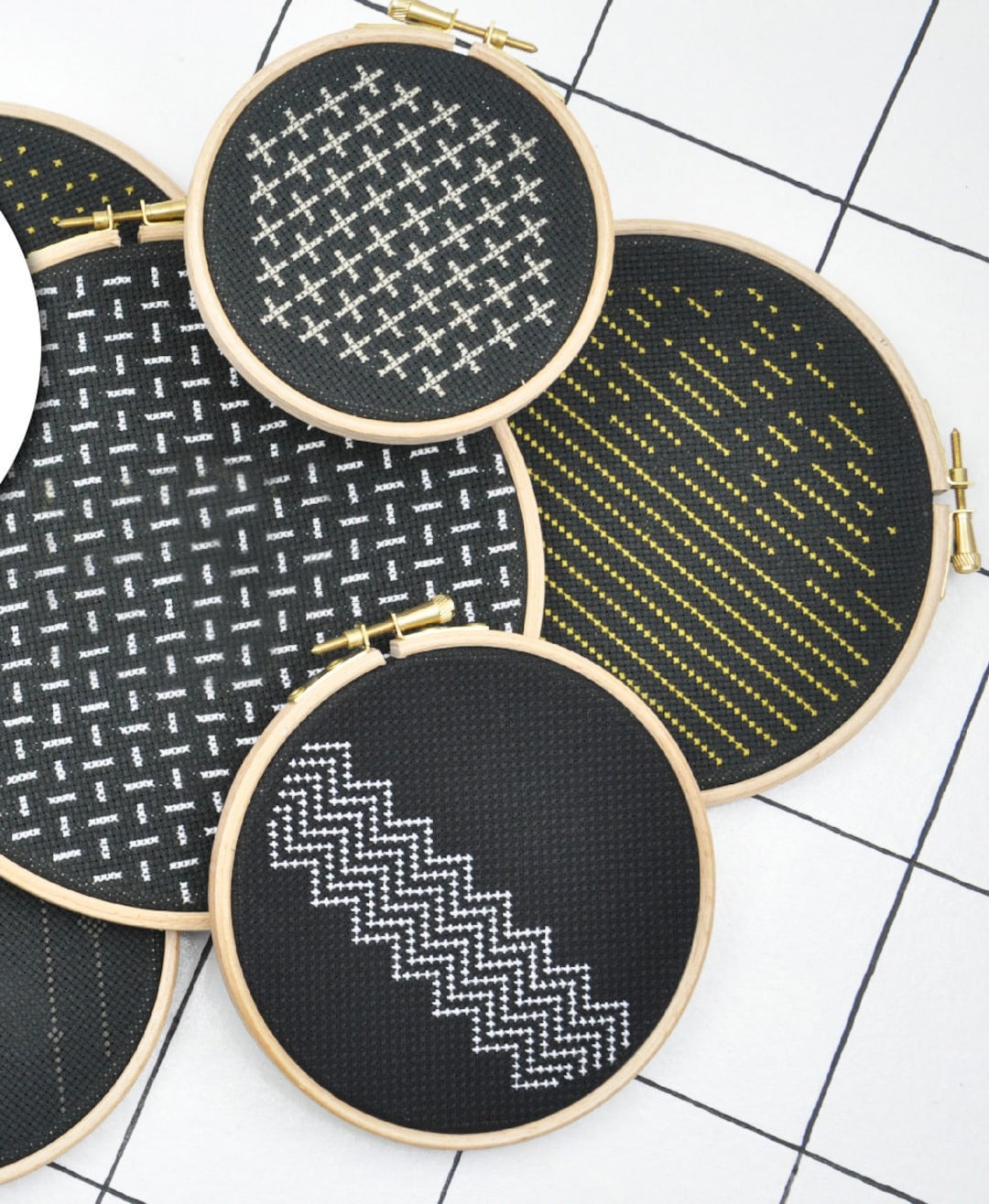 Cross Stitch Pattern Sampler HATCH Modern Cross Stitch Pattern Pack ...