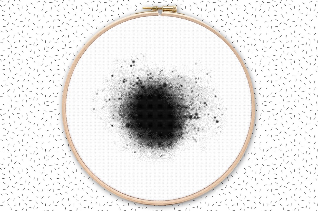 Cross Stitch Pattern . COLOR SPLAT PAINTING . Funny Fiber Art Designs ...