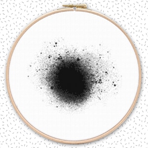 Cross Stitch Pattern . COLOR SPLAT PAINTING . Funny Fiber Art Designs ...