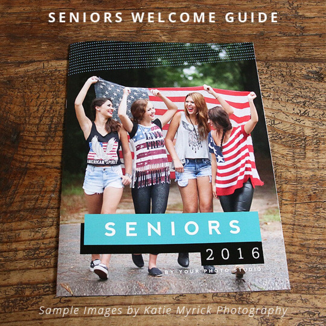 Senior Magazine Templates for Photographers. Senior - Etsy