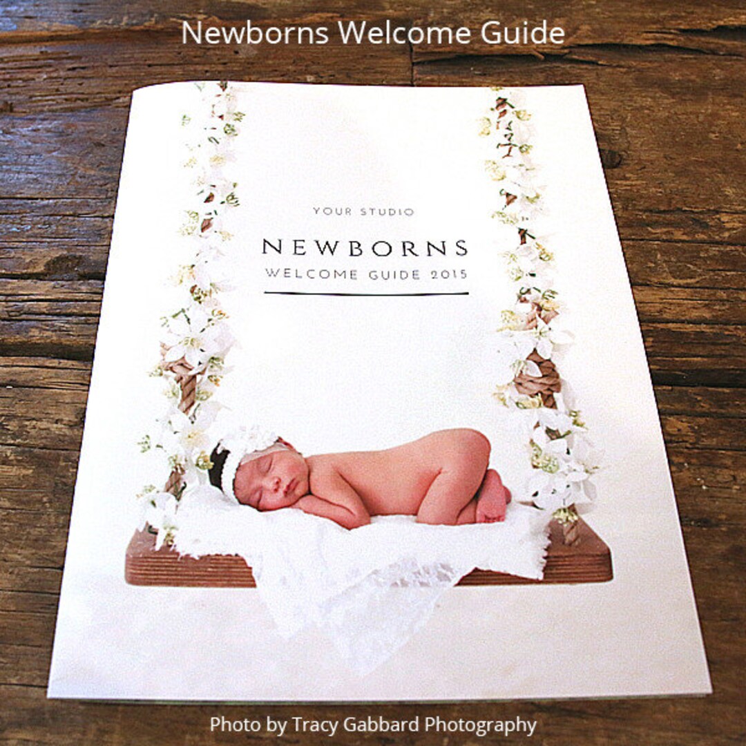Newborn Magazine Template for Photographers - Photography Welcome ...