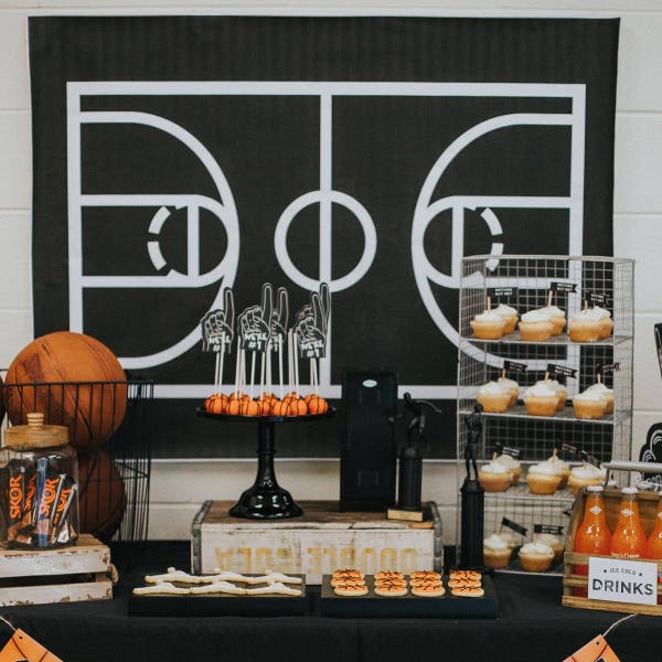 Basketball Backdrop - Etsy