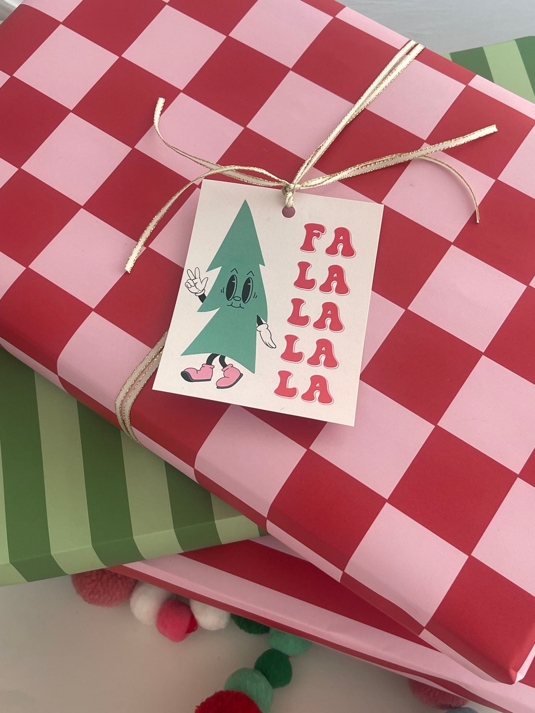 Instant Download Christmas Printable Gift Tag - Fa La La La La ...