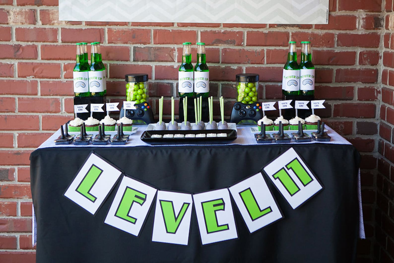 Video Gamer Printable Level Banner Gray Chevron Black and - Etsy