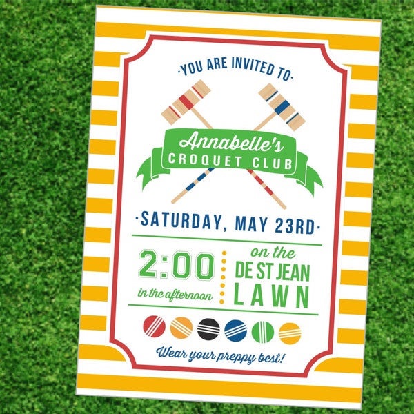 Croquet - Etsy
