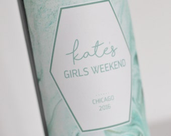 Full Size Wine Bottle Waterproof Labels Bachelorette Party | Etsy