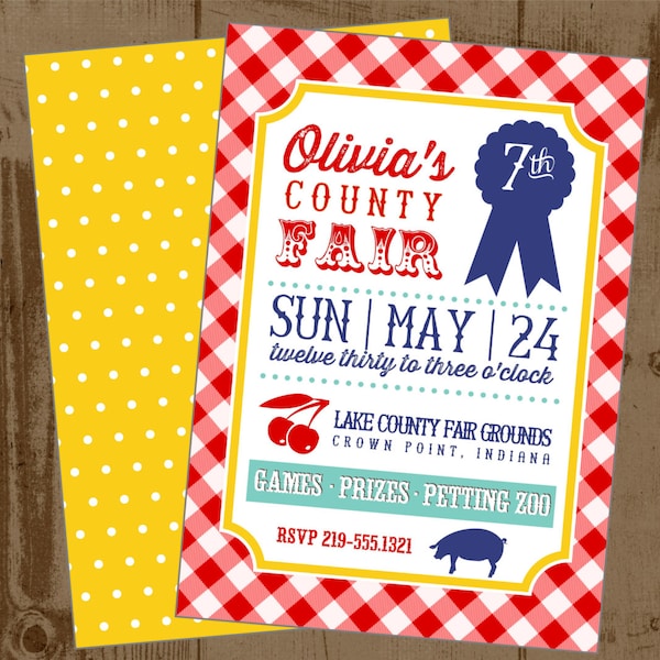 County Fair Birthday - Etsy