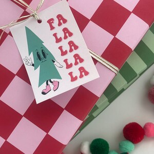 Instant Download Christmas Printable Gift Tag - Fa La La La La ...