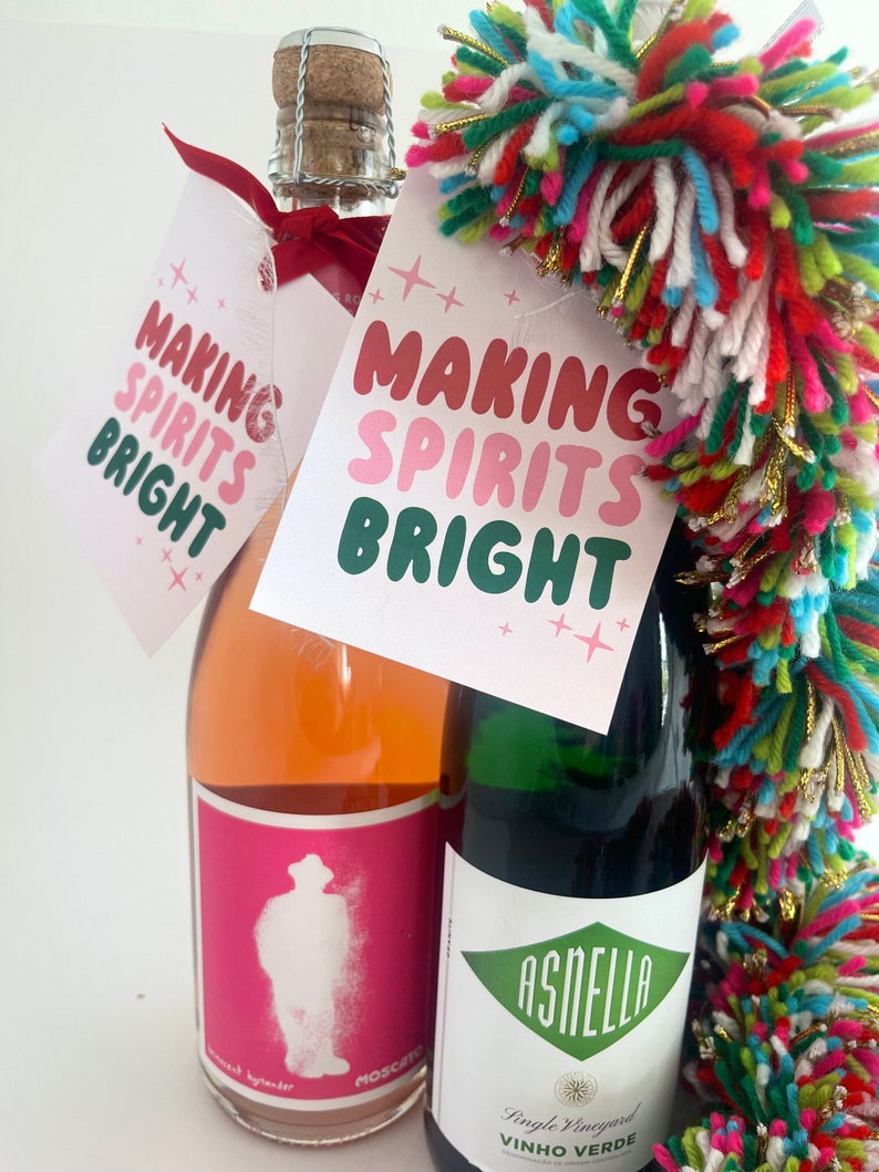 Instant Download Christmas Printable Gift Tag for Beer or Wine or ...
