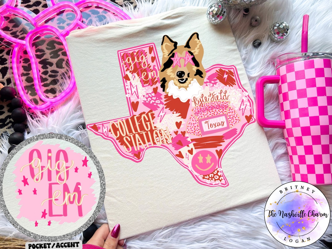 Texas A&M Shirt, Preppy Texas Football Shirt, Game Day Apparel, College ...