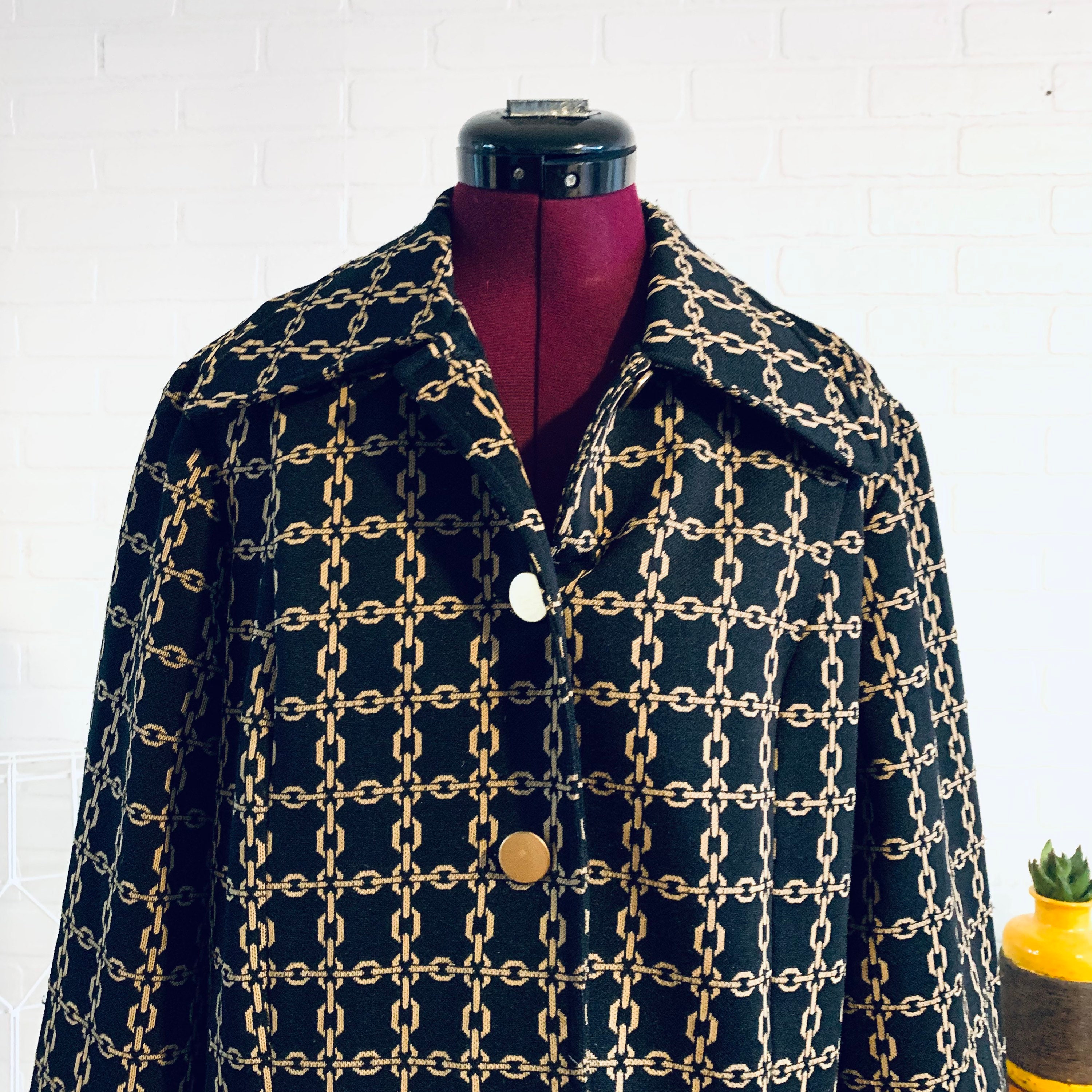 70s Chainlink Jacket by Fox Originals Size L XL | Etsy