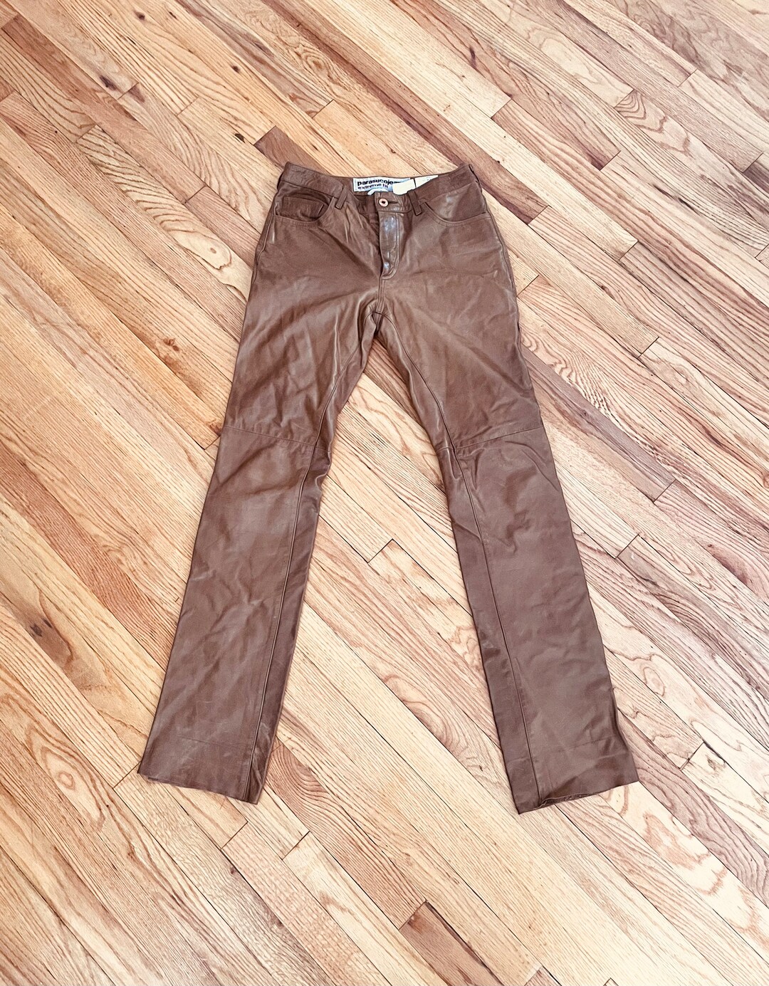 Vintage Leather Pants Made in Italy by Parasuco Jeans Size 7 - Etsy