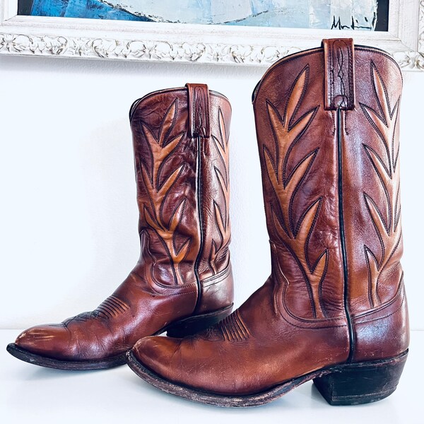 70s Western Boots - Etsy