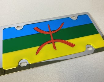 GUYANA Flag License Plate on STAINLESS STEEL free Shipping - Etsy