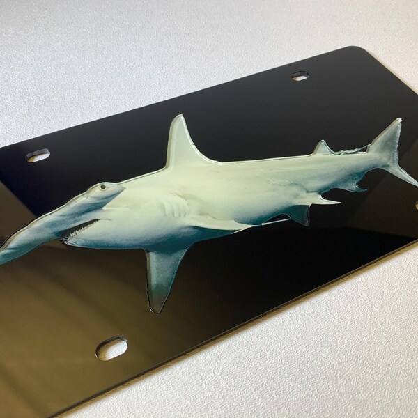 Shark License Plate - Etsy