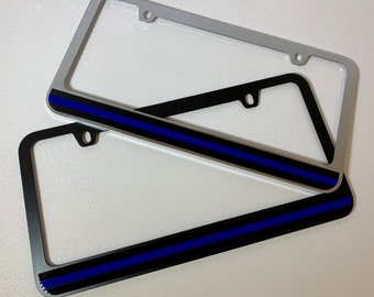 Thin Blue Line Plate | Etsy