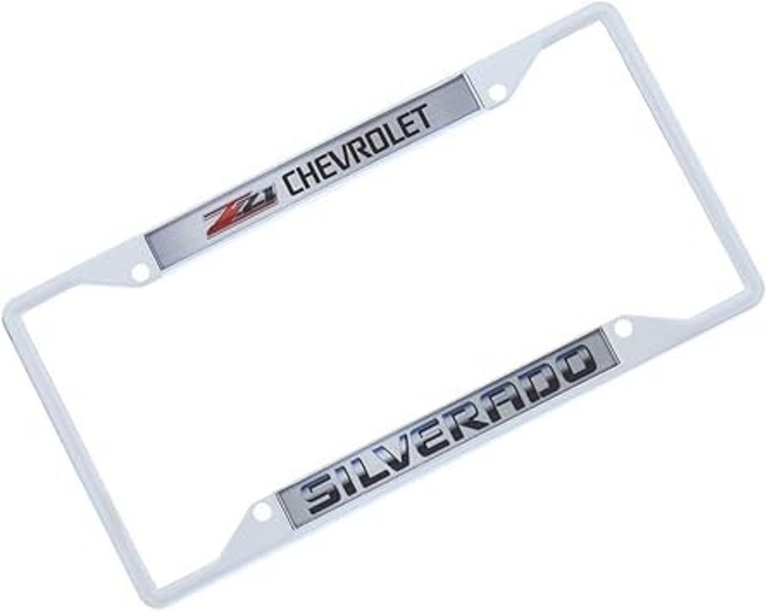 Chevrolet Silverado Z71 License Plate Frame (free Shipping) - Etsy