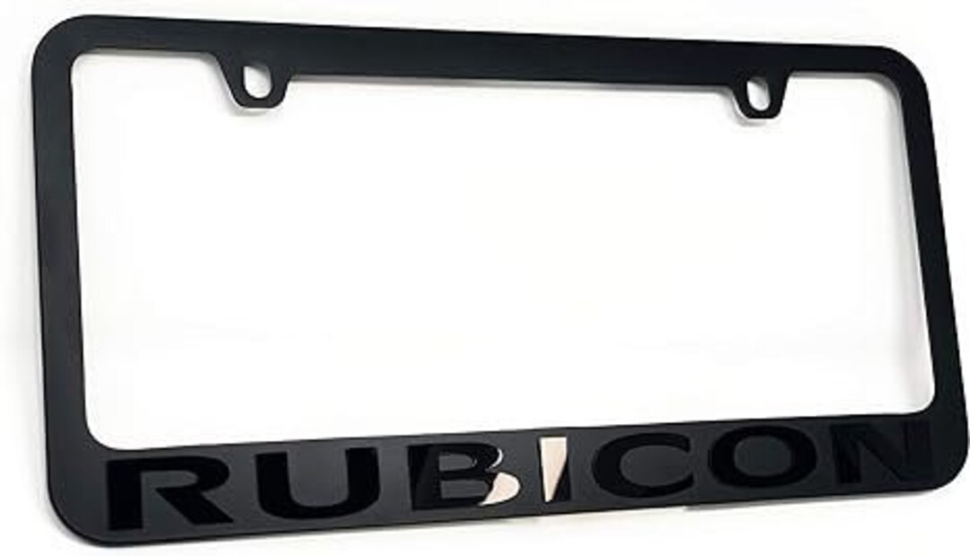 Jeep Rubicon License Plate Frame free Shipping - Etsy