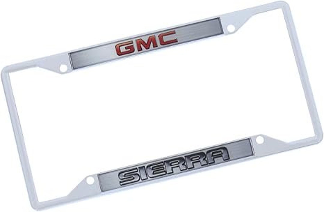 GMC Sierra License Plate Frame (free Shipping) - Etsy
