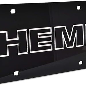 Dodge Hemi Laser-cut Acrylic License Plate free Shipping - Etsy