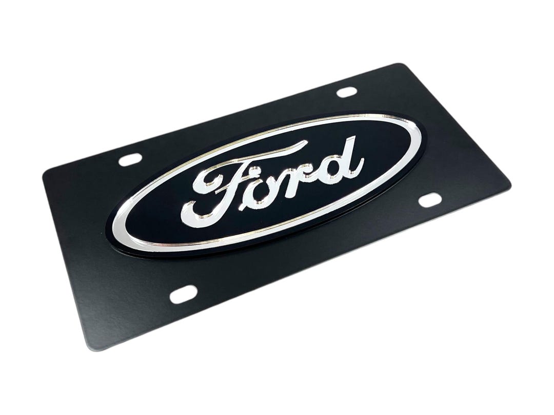 Ford Logo Carbon Steel License Plate (free Shipping) - Etsy