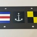 Nautical Flag Monogram License Plate, Acrylic or Stainless Steel free ...