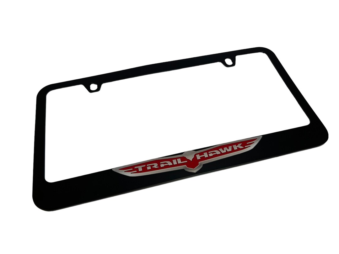 Trailhawk License Plate Frame free Shipping - Etsy