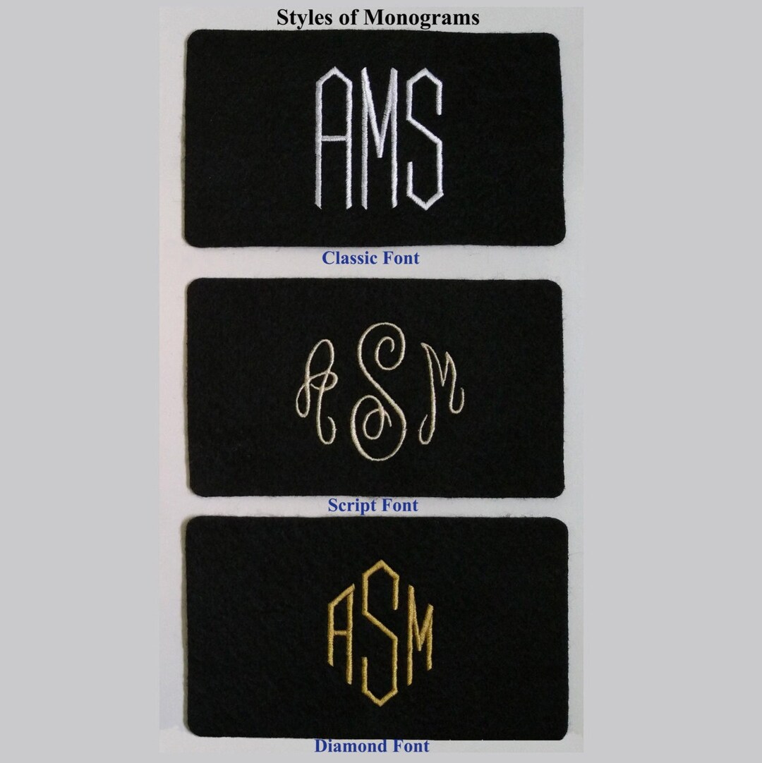 Sunvisor Decal Cover, Custom Embroidered Monogram for Car Sunvisor ...