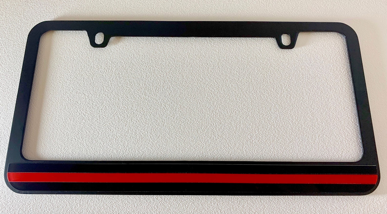 Thin RED Line License Plate Frame Your Choice of a Black or - Etsy