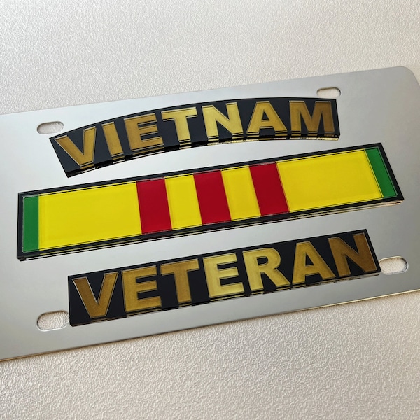 Vietnam Veteran License Plate - Etsy