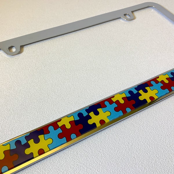 Autism License Plate Frame - Etsy