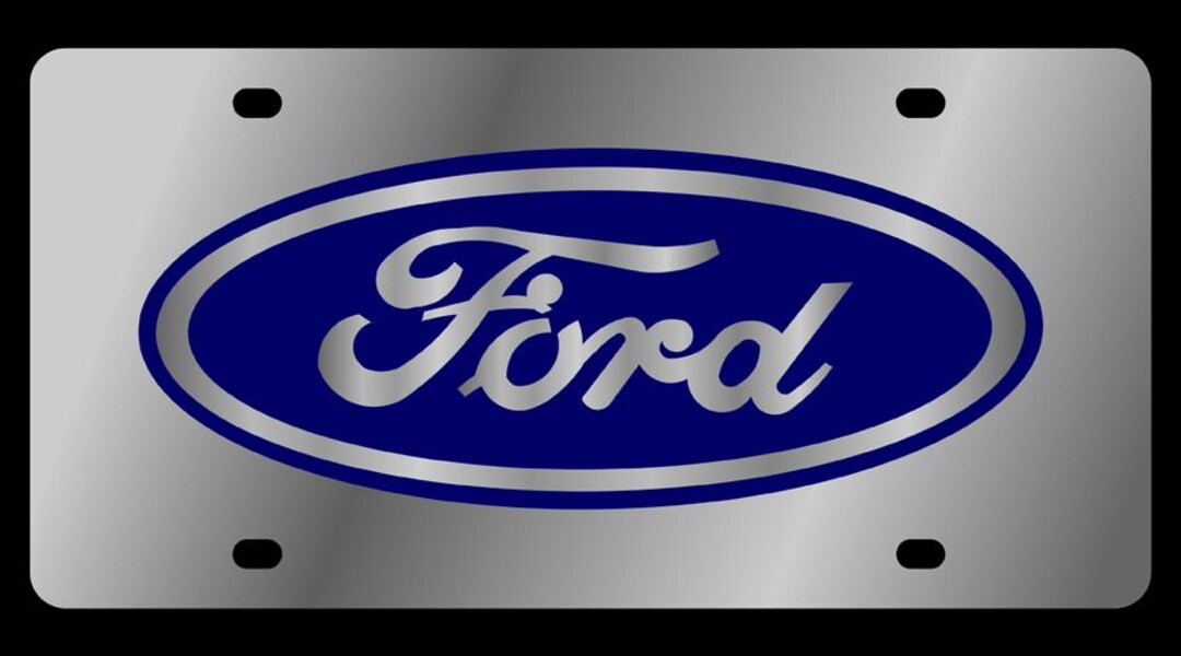 Ford License Plate, High-quality Stainless Steel With Acrylic (FREE ...
