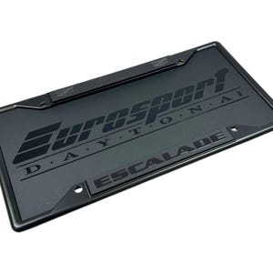 Cadillac Escalade - License Plate Frame (4-hole, Small Over Small ...