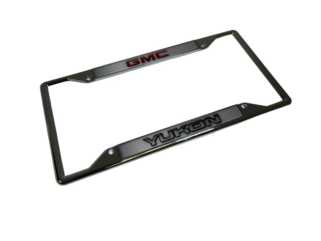 GMC Yukon License Plate Frame (free Shipping) - Etsy