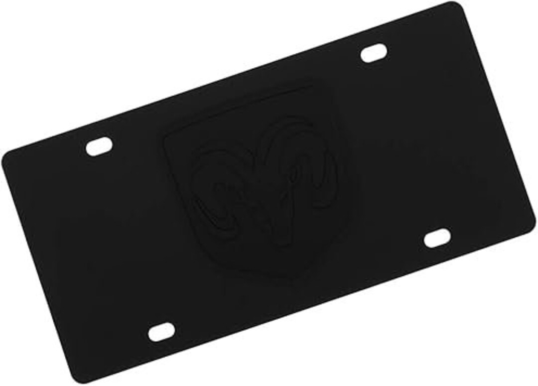 Dodge Ram Carbon Steel License Plate free Shipping - Etsy