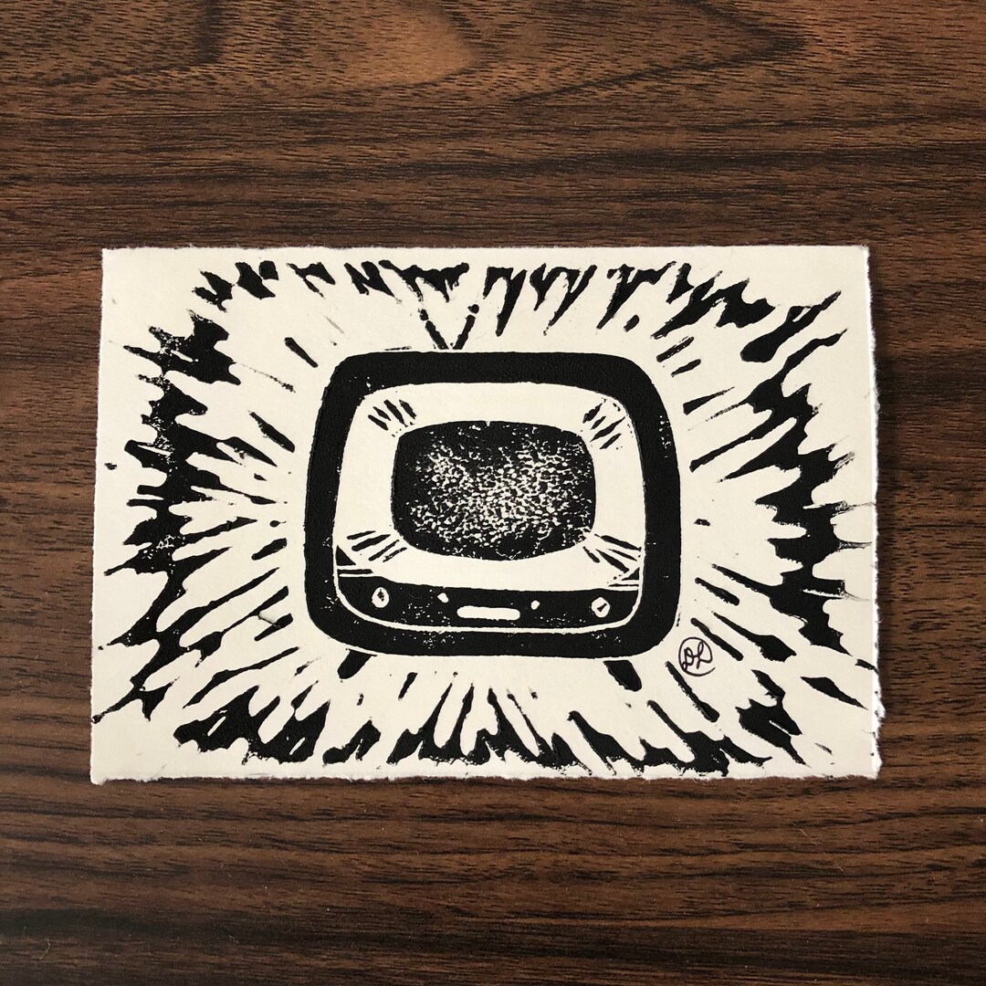 Retro Medium - Original Print - 4x6 - Etsy