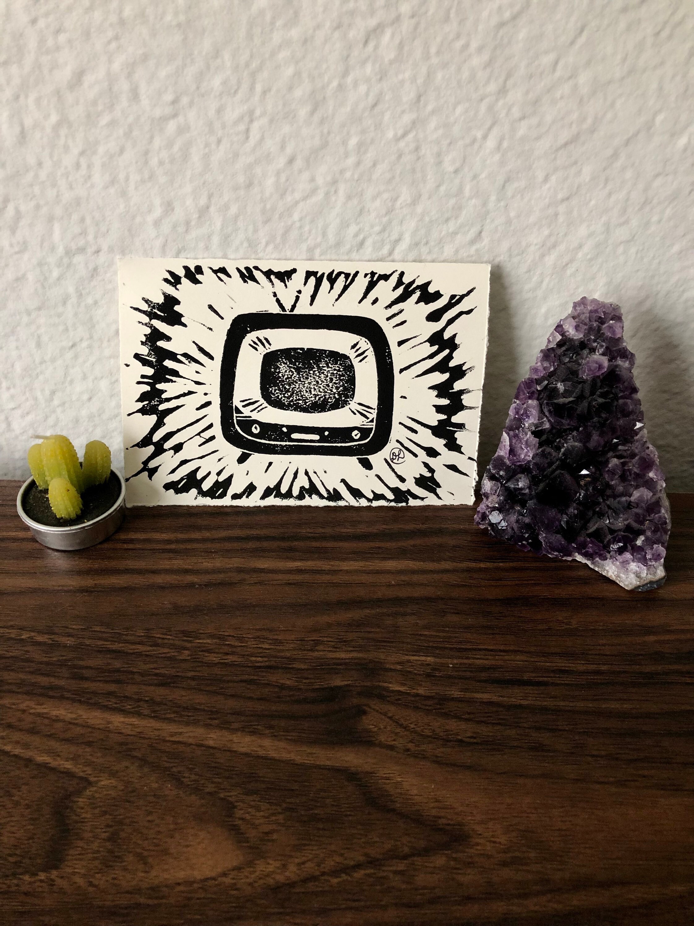 Retro Medium Original Print 4x6 - Etsy