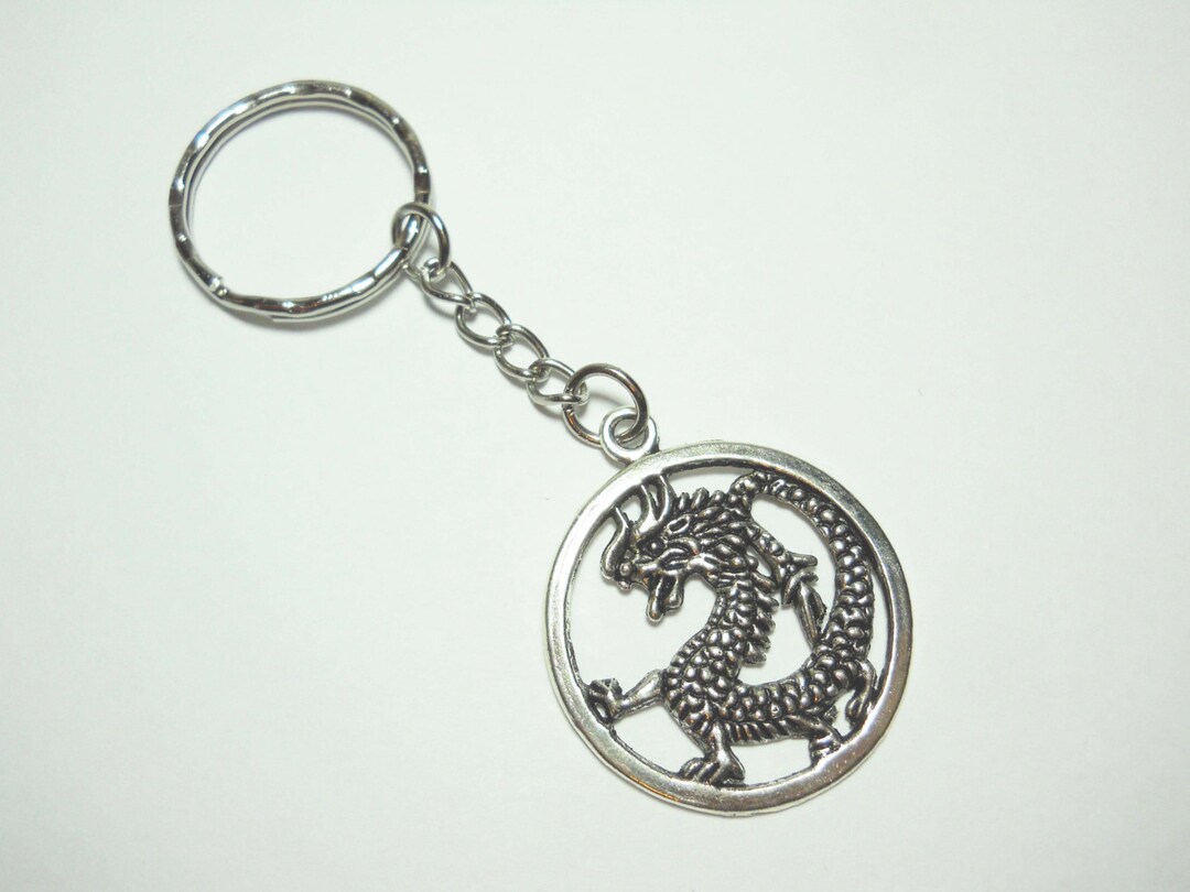Dragon Pendant Keychain, Dragon Key Ring, Dragon Pendant Lanyard ...