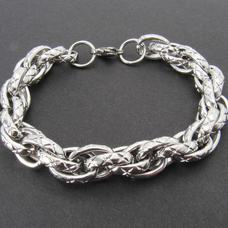 Stainless Steel Wrist Bracelet - Etsy